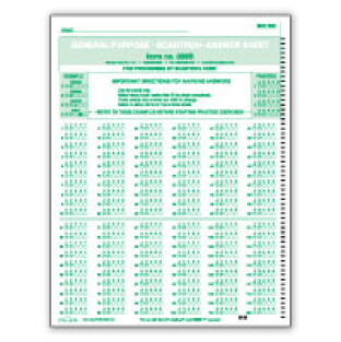 Sample Scantron Forms | Academic Technologies